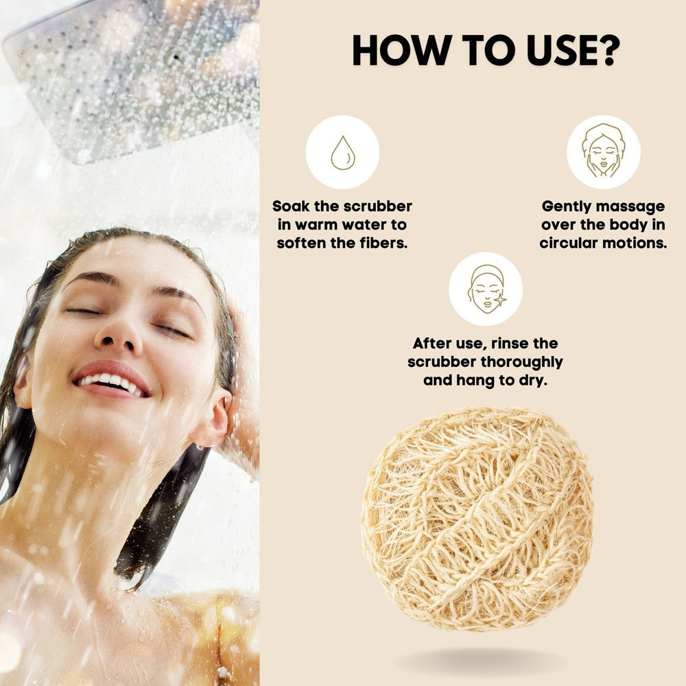 Eco Bath Natural Sisal Hemp Bath Scrubber – Eco Bath London